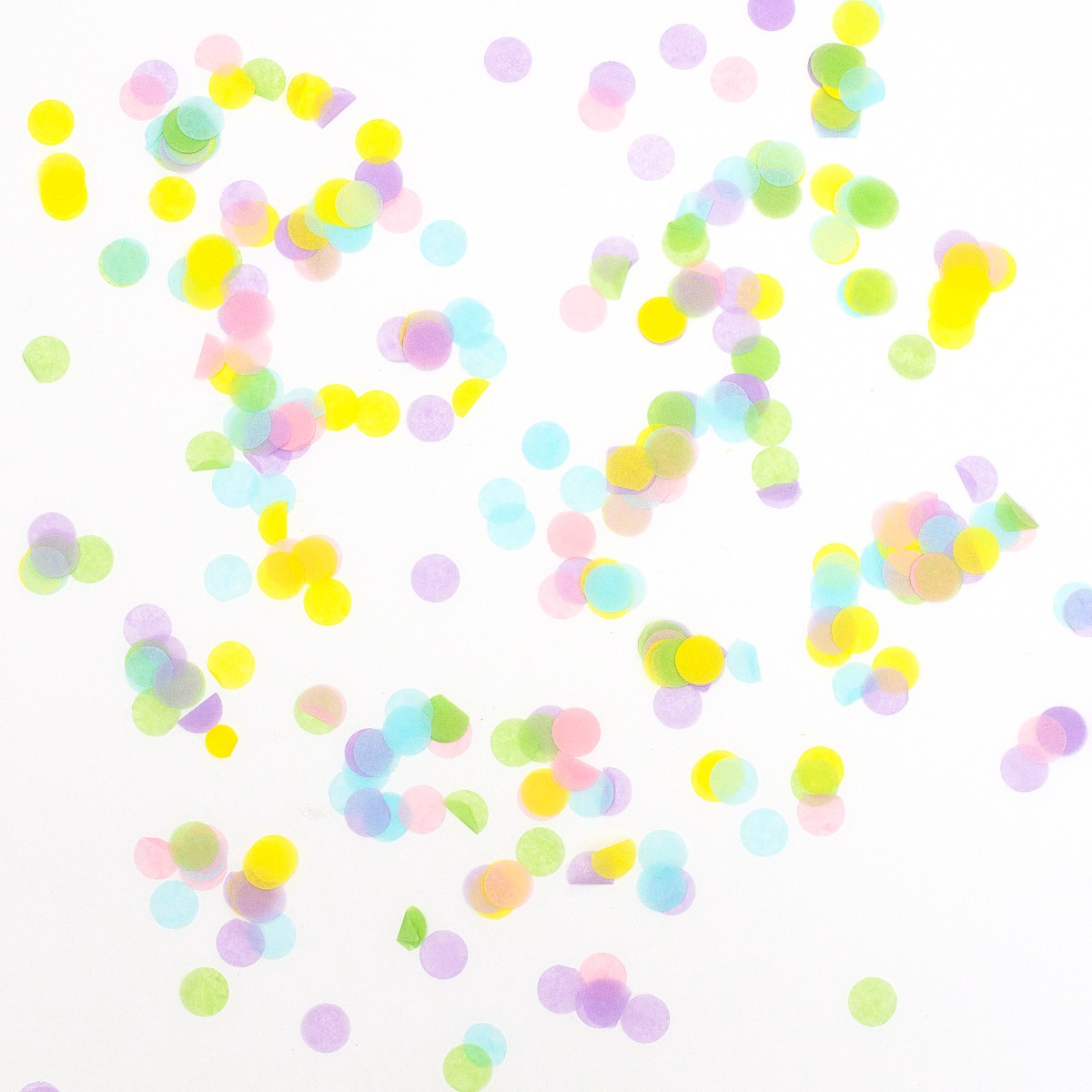 Pastel Coloured Tissue Paper Confetti