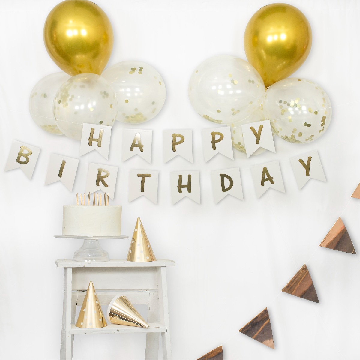 Champagne Gold Party Decoration Pack