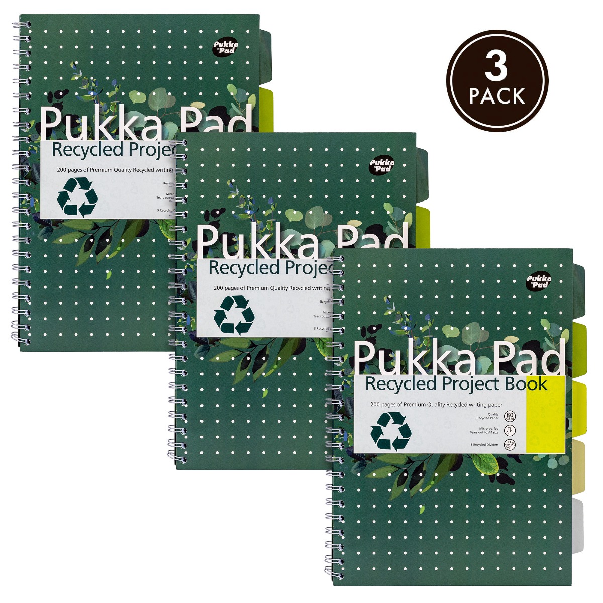 Recycled Range, notebooks, project books & more - Pukka Pads