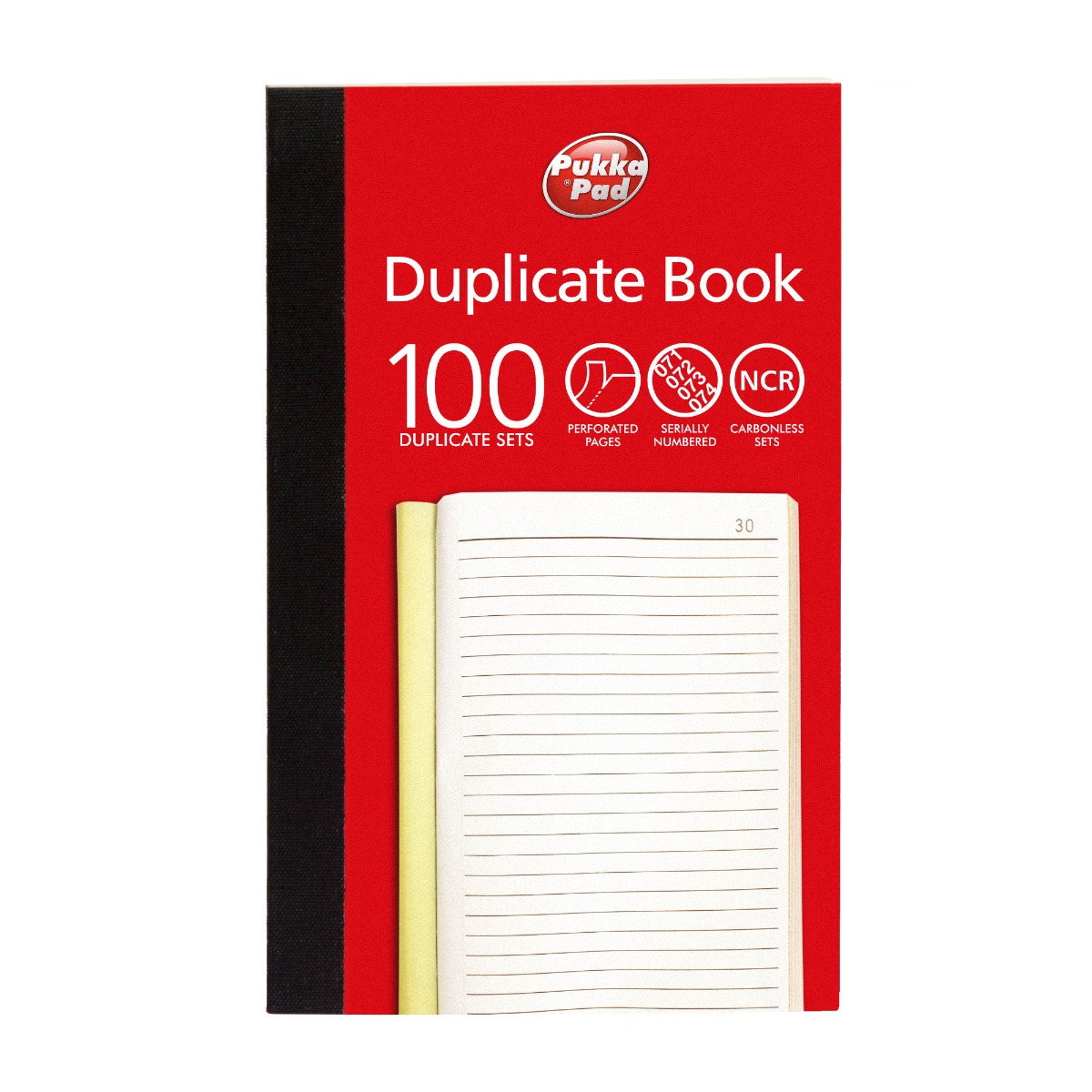 Pukka Pad Plain Ruled Duplicate Book 216 x 130mm Pack 5