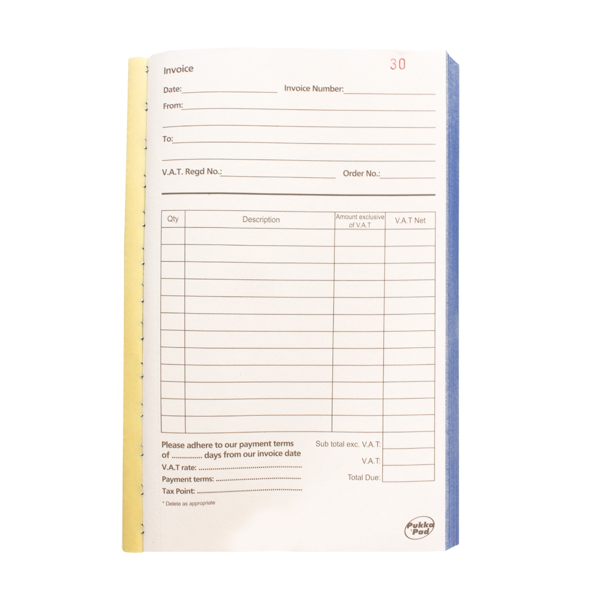 Pukka Pads Invoice Duplicate Book 137 x 203mm - Pack of 5