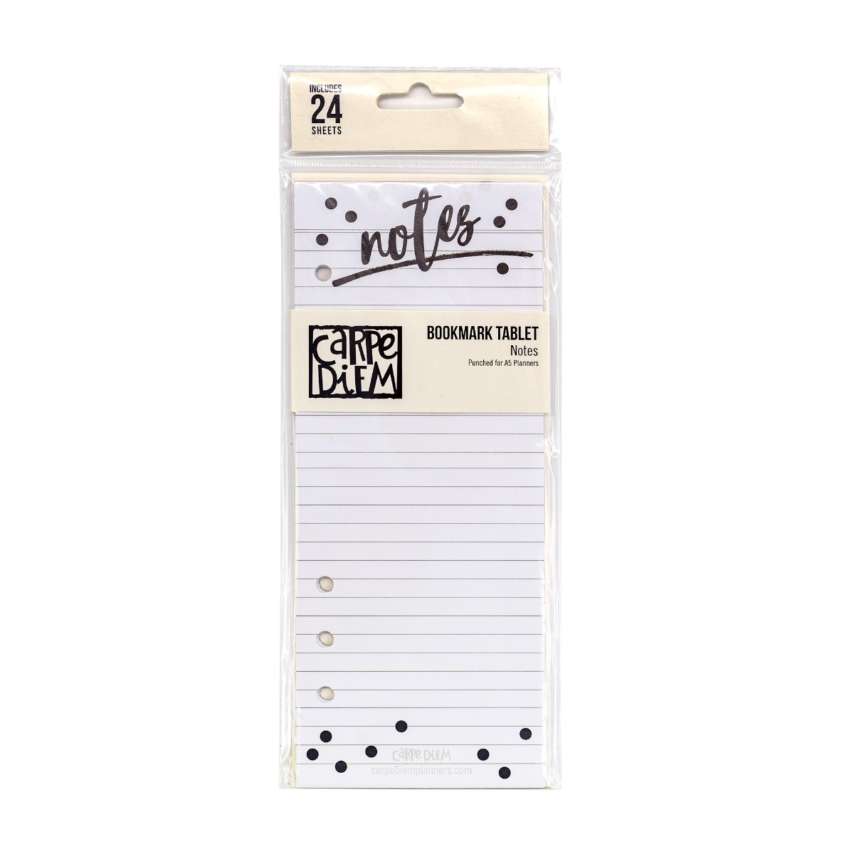 Carpe Diem A5 Planner Note Bookmark Tablet