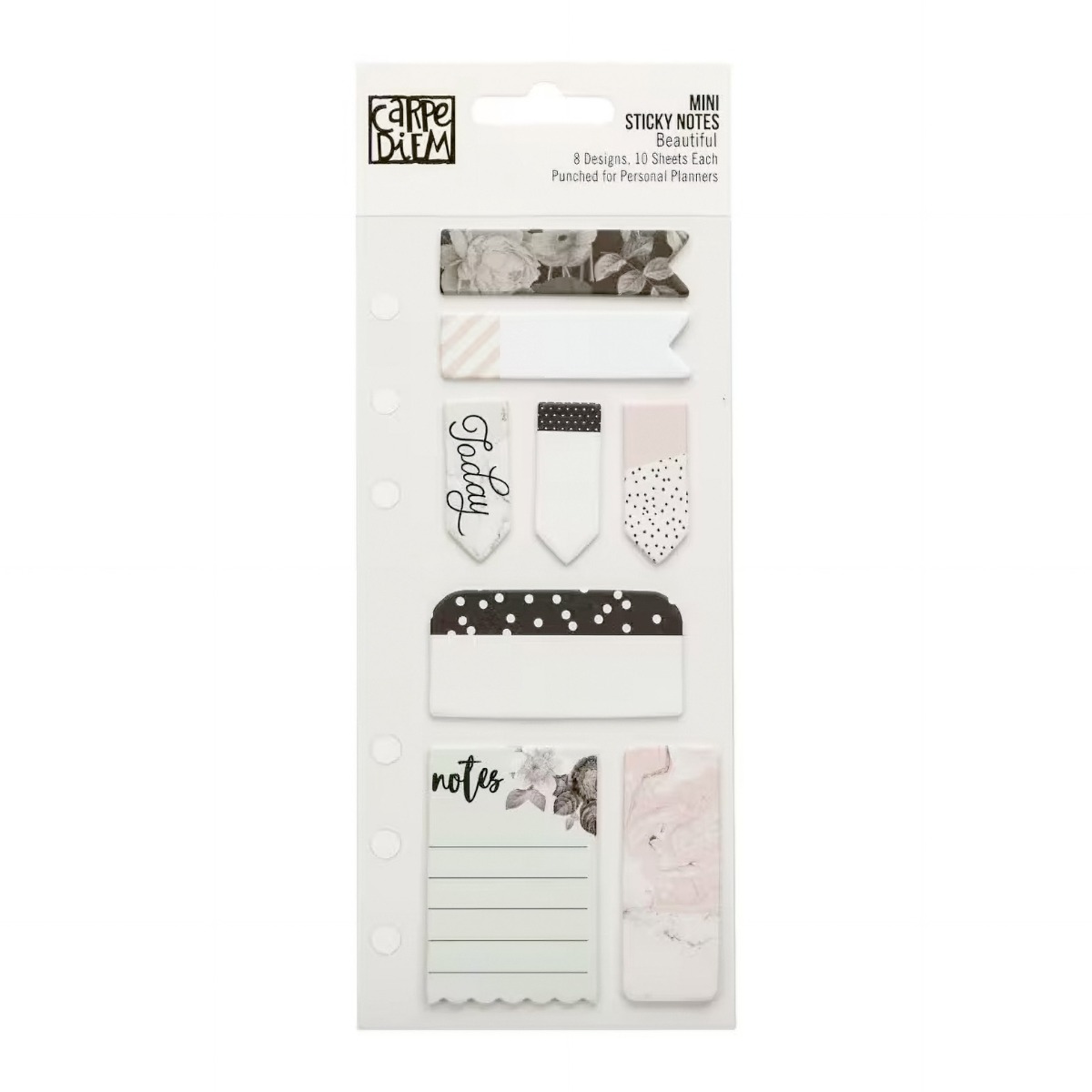 Carpe Diem Personal Planner Mini Sticky Notes - Beautiful