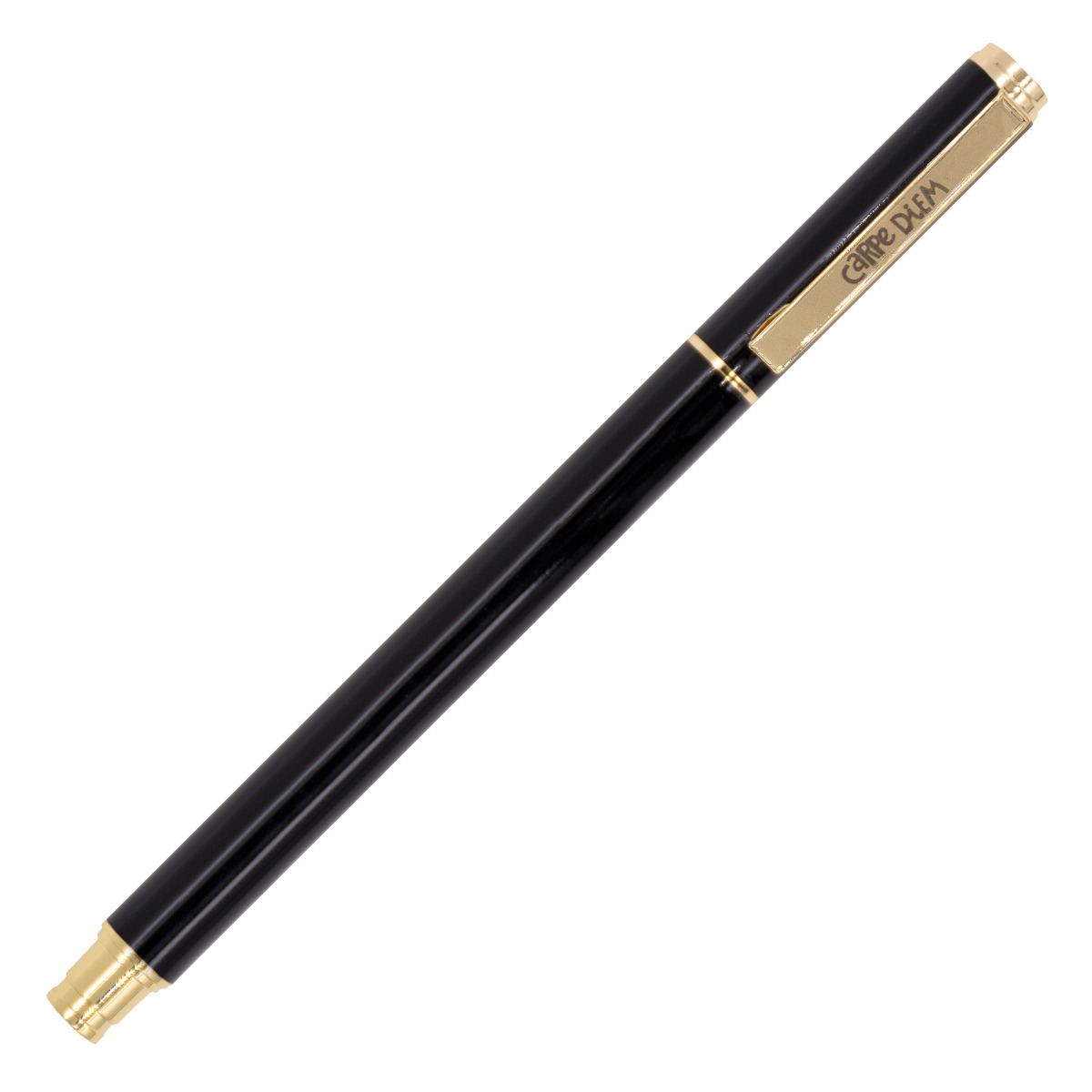 Carpe Diem Metal Gel Pen - Black