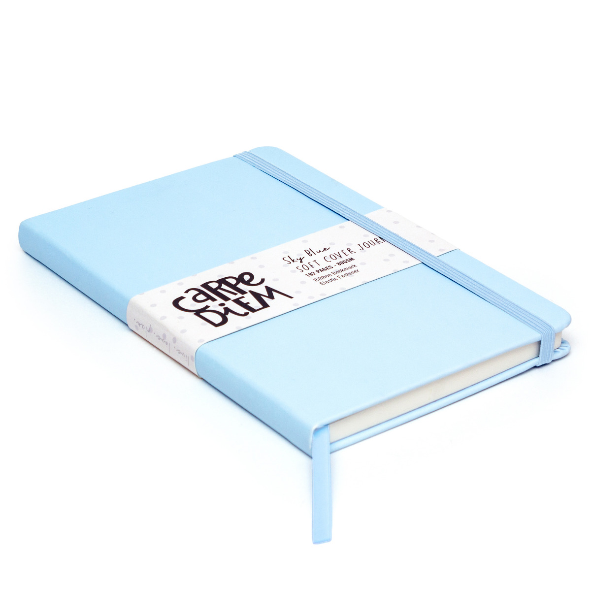 Sky Blue Soft Cover Journal - Carpe Diem
