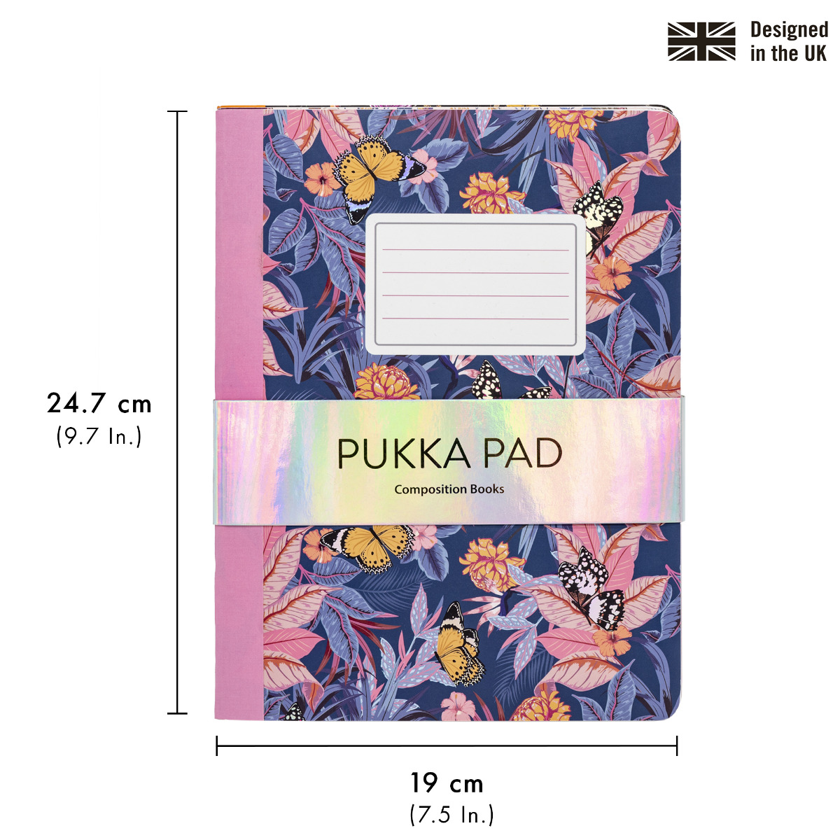 Pukka Pads Bloom A4+ Lined Jotta - Assorted Pack of 3
