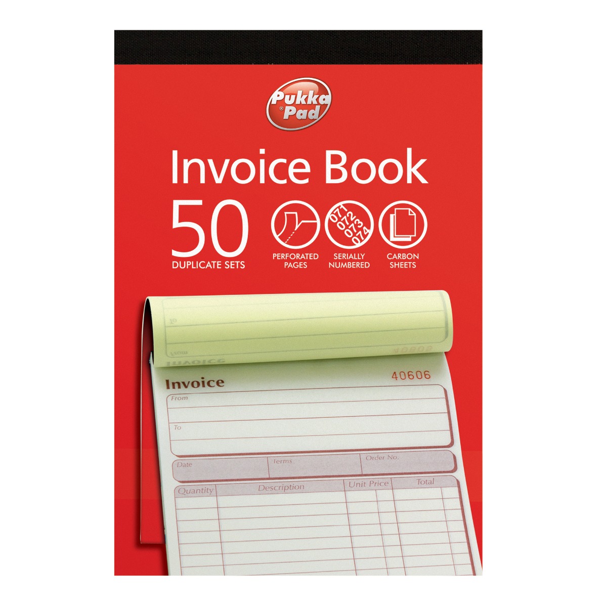 Pukka Pads Duplicate Invoice Book 137 x 203mm - Pack of 5