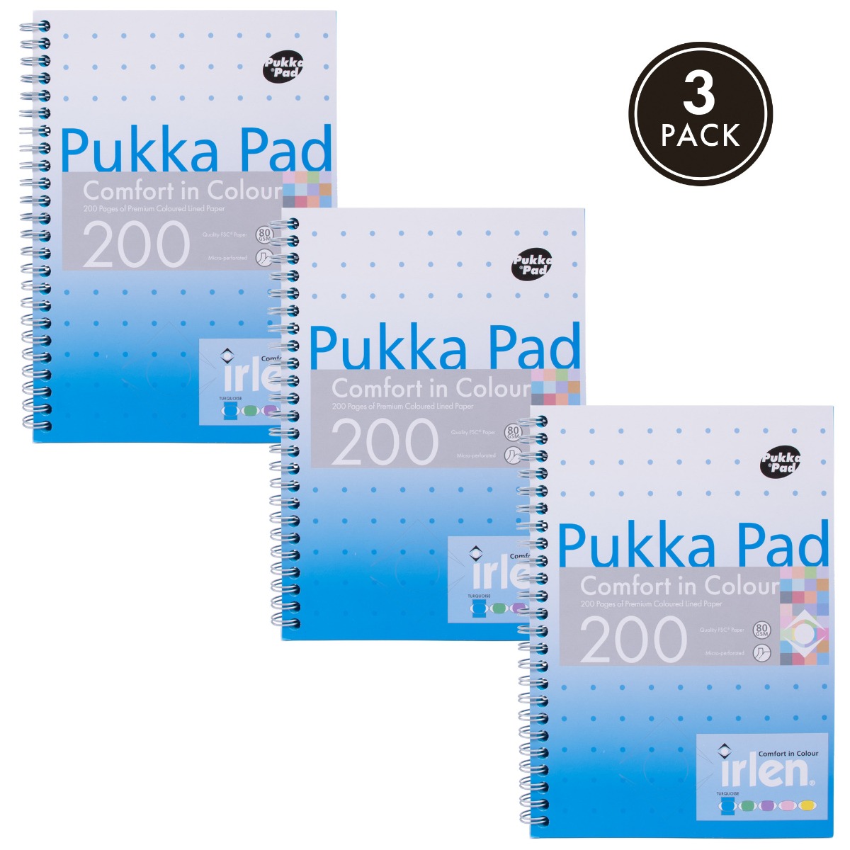 Irlen A4 Pad in Turquoise - Pack of 6