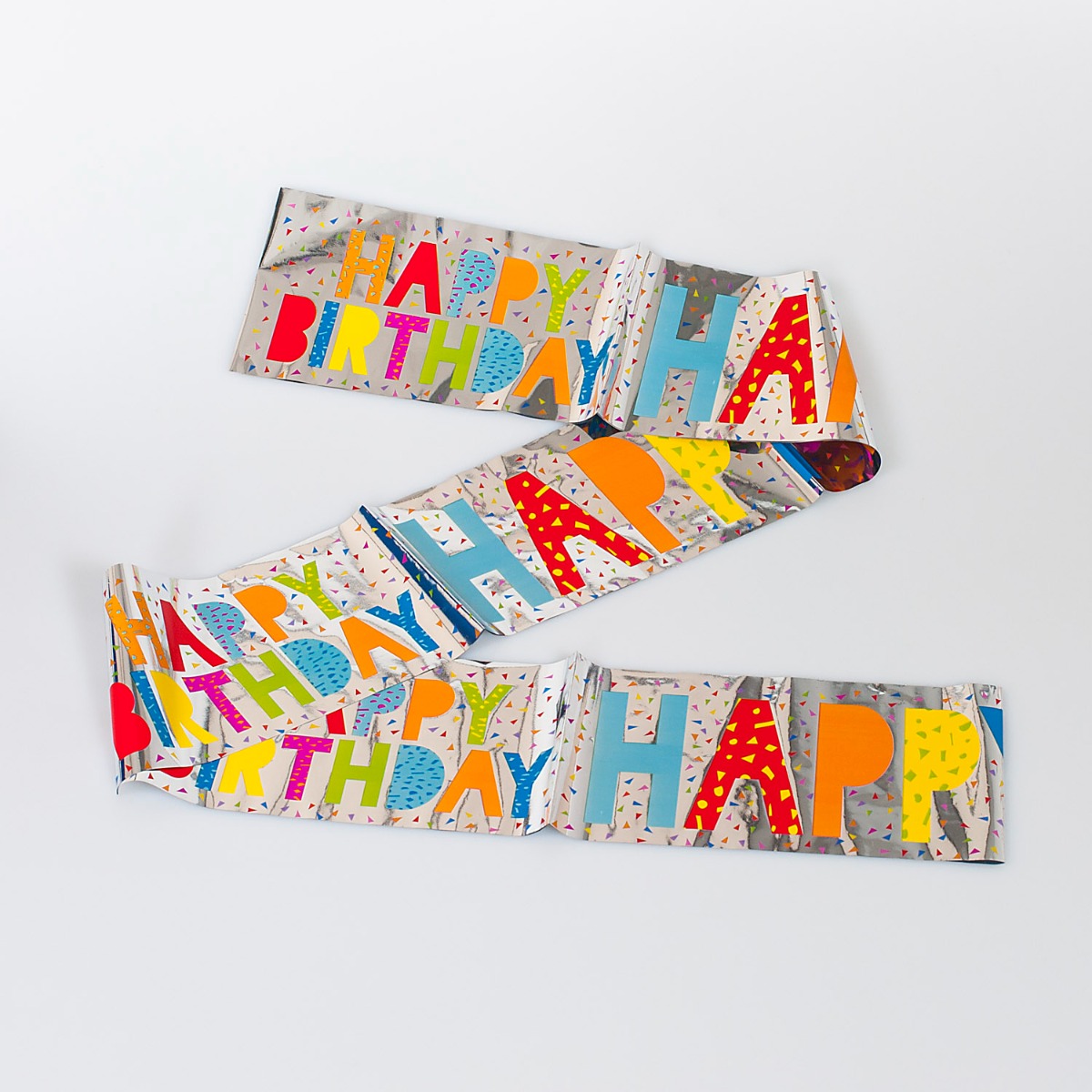 Happy Birthday Foil Banner