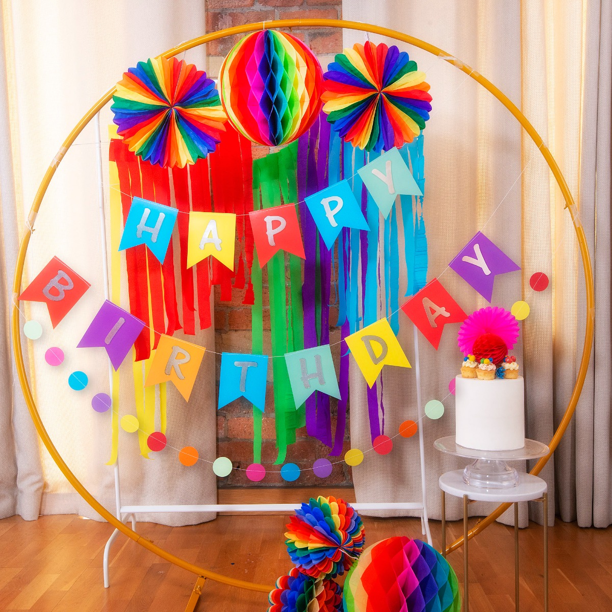 Rainbow Decoration Party Pack