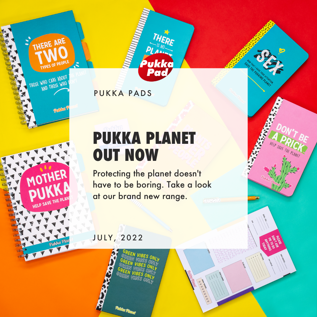 Brand New Pukka Planet Range - Planet Friendly Stationery - Pukka Pads
