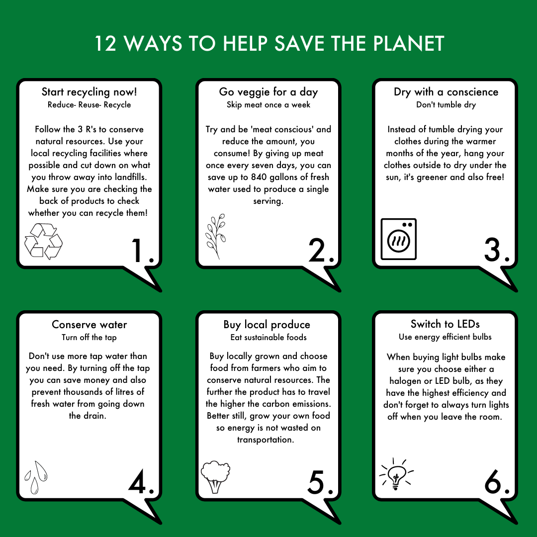 Pukka Pads- 12 Ways To Help Save The Planet